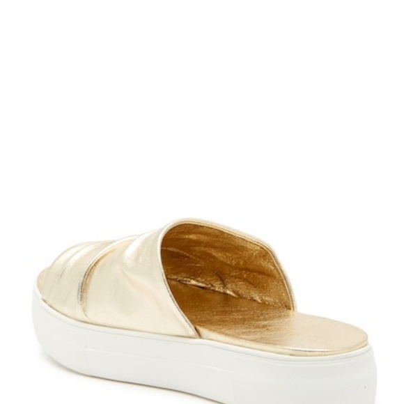 J/SLIDES | Shoes | Jslides Alura Platform Slide Sandal Metallic Gold ...